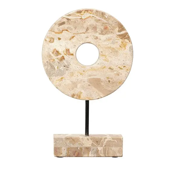 JAMIE YOUNG CO. Soleil Marble Decorative Stand - Cream