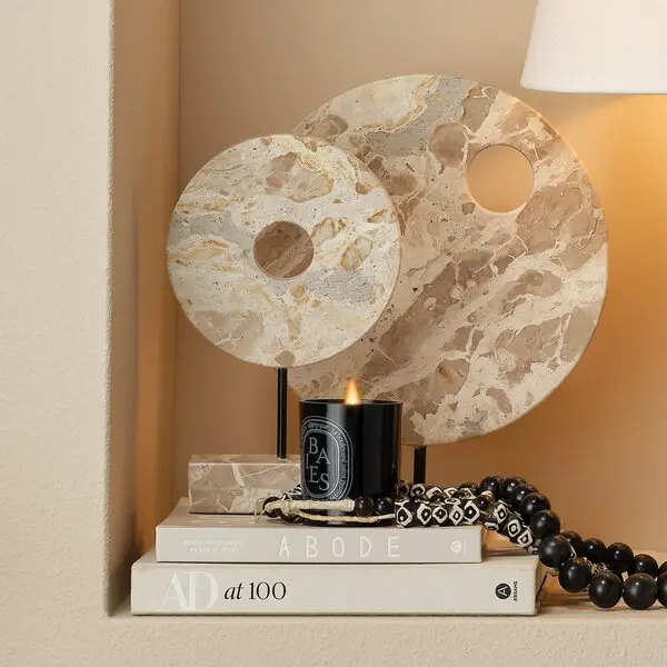 JAMIE YOUNG CO. Soleil Marble Decorative Stand