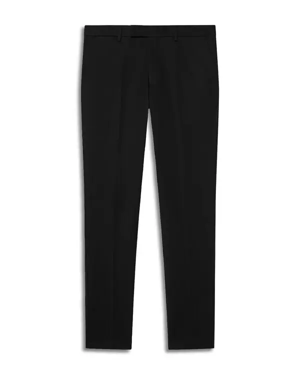 REISS Eastbury Cotton Stretch Slim Fit Chino Pants - Black