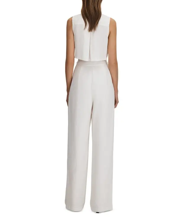 REISS Perla Collared Jumpsuit