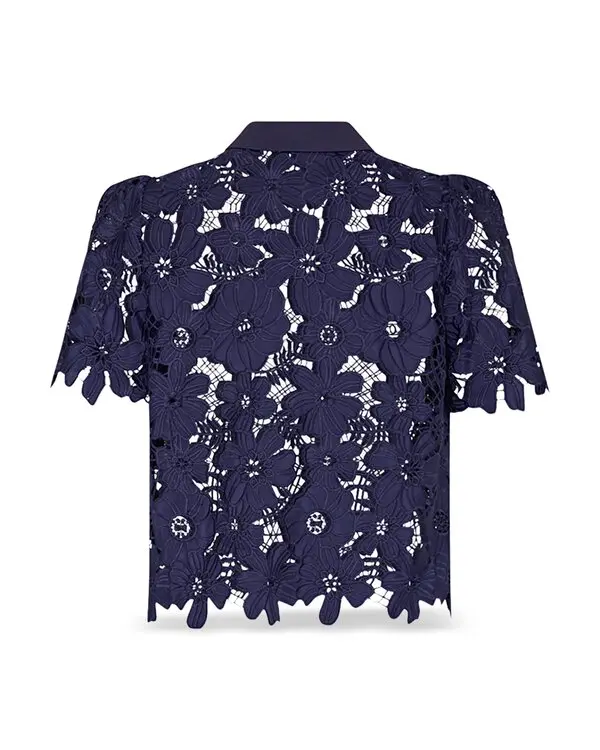 MILLY Addison Roja Lace Top
