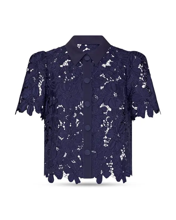 MILLY Addison Roja Lace Top
