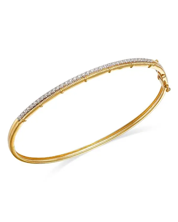Bloomingdale'S Diamond Bangle Bracelet 0.50 Tcw In 14k Yellow - Gold