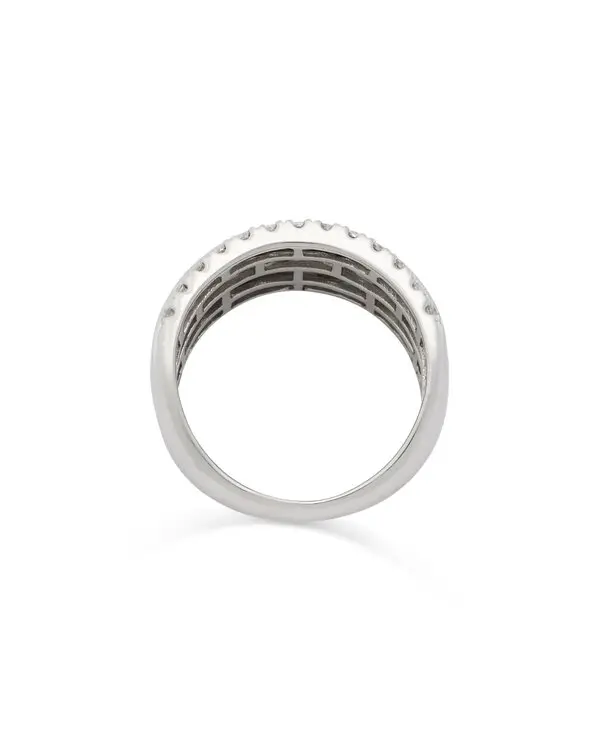 Bloomingdale'S Diamond Triple Row Ring In 14k Gold