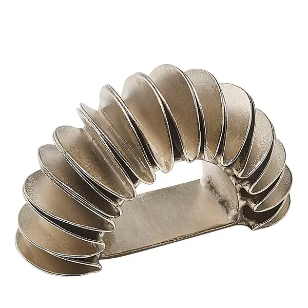 KIM SEYBERT Demilune Napkin Ring - Silver
