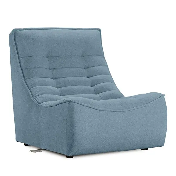 GIUSEPPE NICOLETTI Trattino Armless Chair - Riccio Celeste