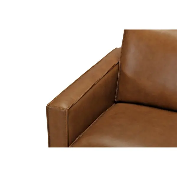 VIOLINO Bloomingdale's Hesh Leather Sofa - Dorn Caramel