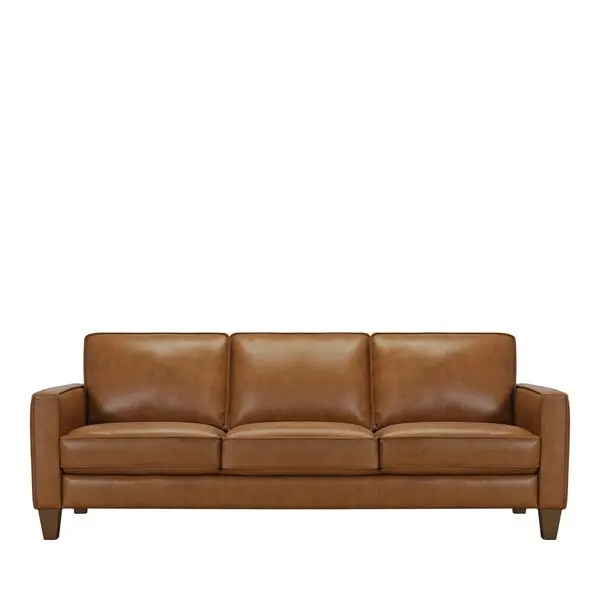 VIOLINO Bloomingdale's Hesh Leather Sofa - Dorn Caramel