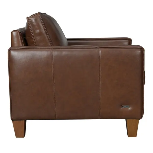 VIOLINO Bloomingdale's Hesh Leather Chair Exclusive - Old World Walnut
