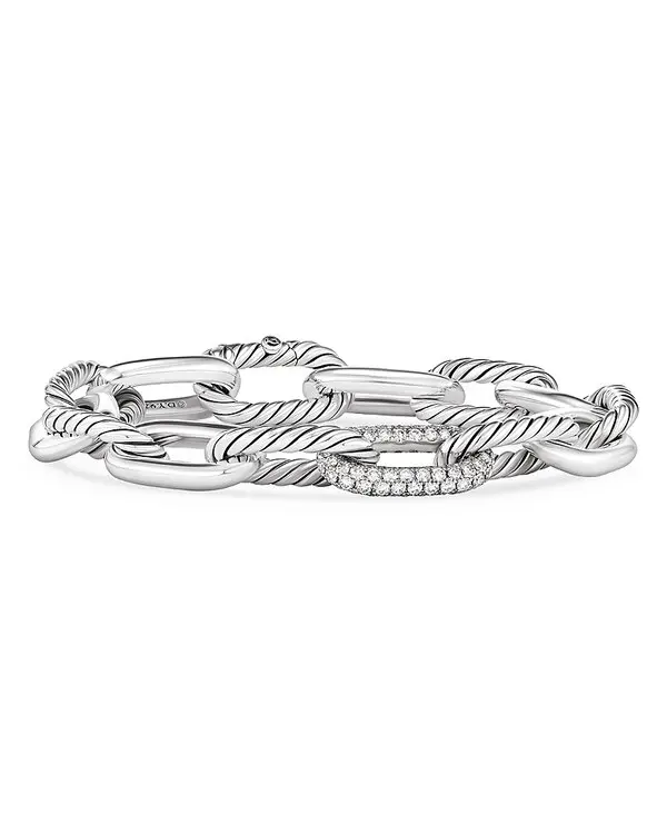 David Yurman Dy Madison Chain Bracelet - Silver