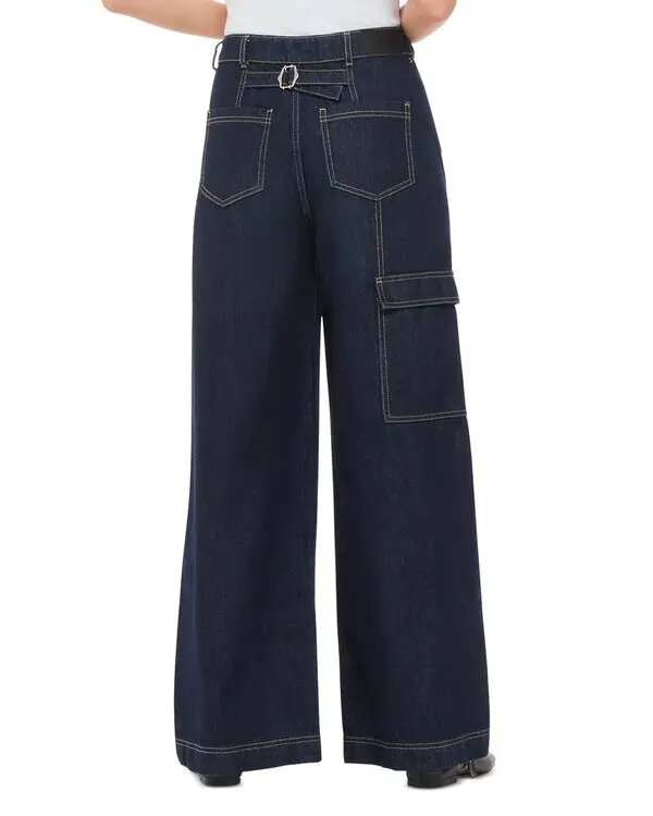 Whistles Cargo Wide Leg Jeans