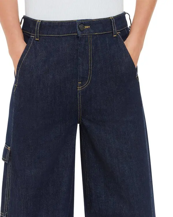 Whistles Cargo Wide Leg Jeans