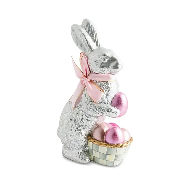 MACKENZIE-CHILDS Touch Of Pink Foil Bunny - Multi