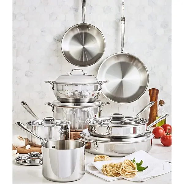 ALL-CLAD Steel 14-piece Cookware Set