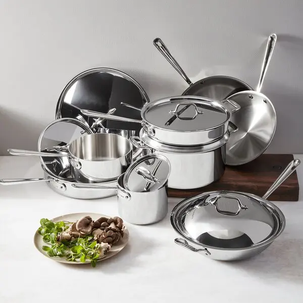 ALL-CLAD Steel 14-piece Cookware Set