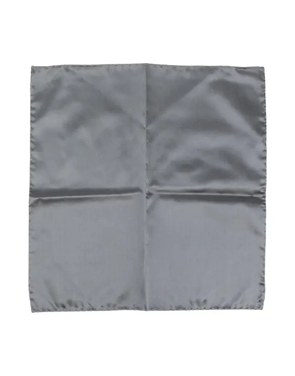 Emporio Armani Pocket Square Satin - Grey