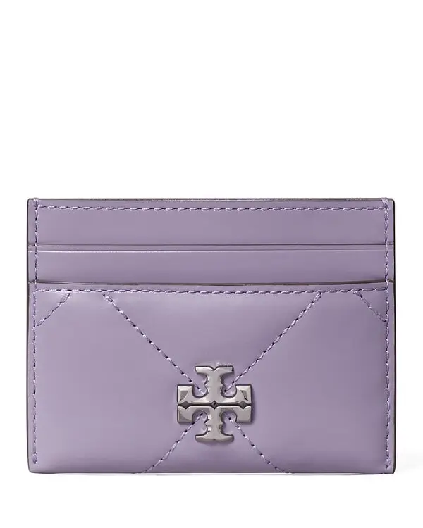 Tory Burch Kira Diamond Quilt Card Case - Lavender