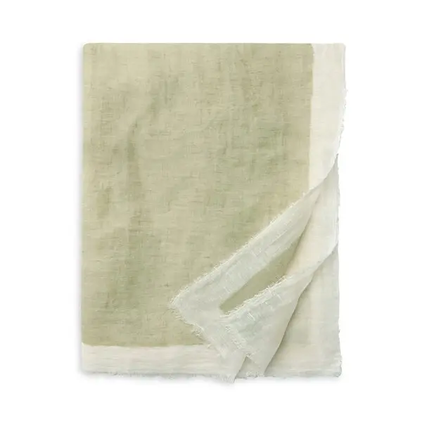 SFERRA Pitura Color Block Throw - Moss/taupe