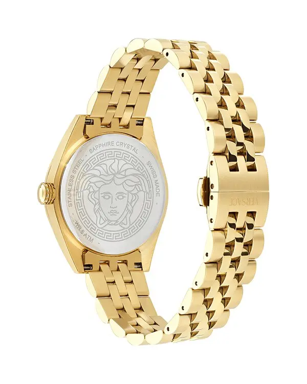 Versace V Code 36mm Watch - Gold