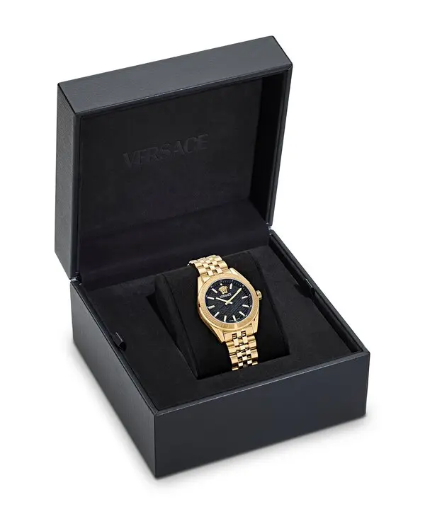 Versace V Code 36mm Watch - Gold