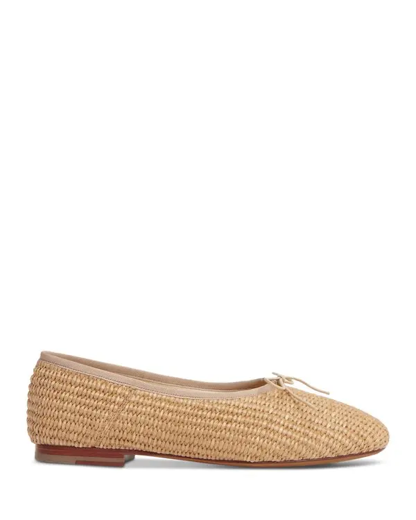 MANSUR GAVRIEL Dream Raffia Ballerinas - Natural