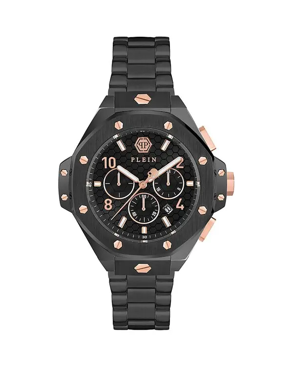 Philipp Plein Plein Chrono Royal Chronograph, 46mm - Black