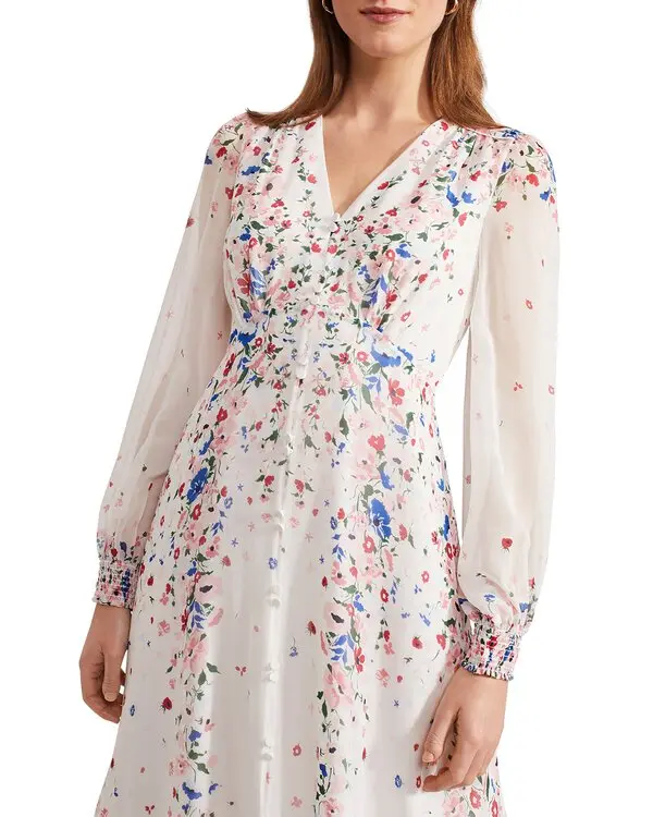 HOBBS LONDON Asher Silk Maxi Dress