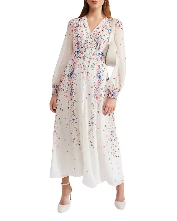 HOBBS LONDON Asher Silk Maxi Dress