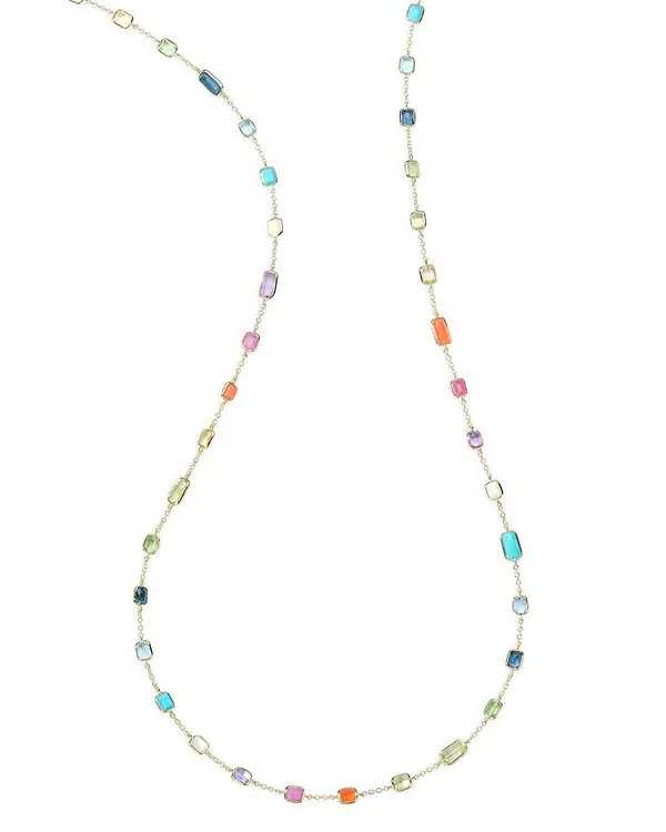 Ippolita 18k Yellow Gold Rock Candy Multi Stone Necklace - Multi/gold