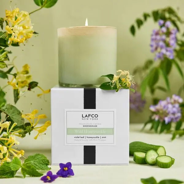 LAFCO NEW YORK Wild Honeysuckle Signature Candle, 15.5 Oz