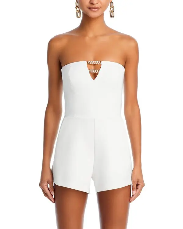 Generation Love Liz Crepe Romper With Chain Detail