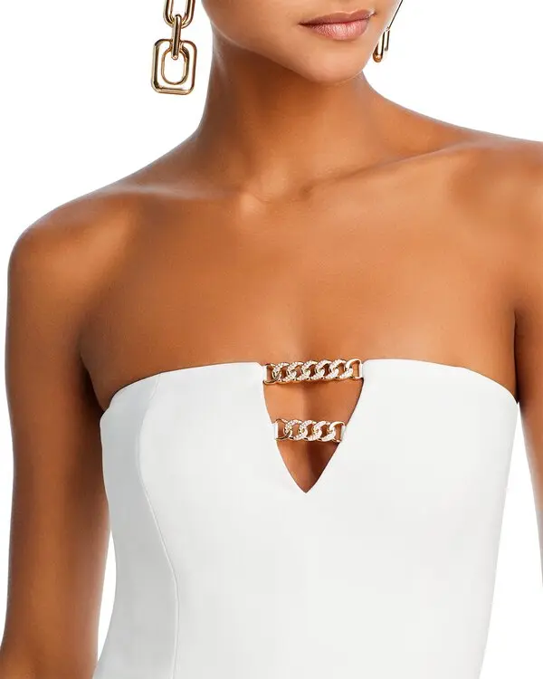 Generation Love Liz Crepe Romper With Chain Detail