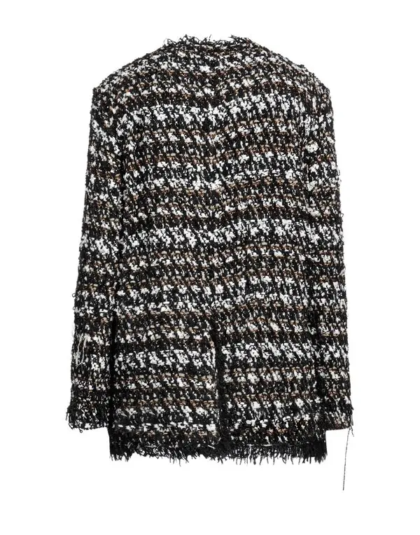 Dolce & Gabbana Tweed Single-breasted Coat