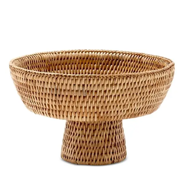 BLUE PHEASANT Londyn Serving Bowl - Rattan