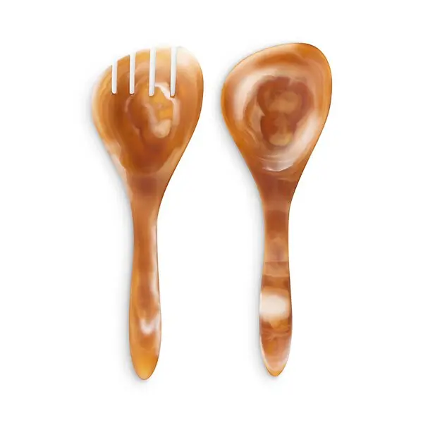 BLUE PHEASANT Laney 2 Piece Serving Set - Amber