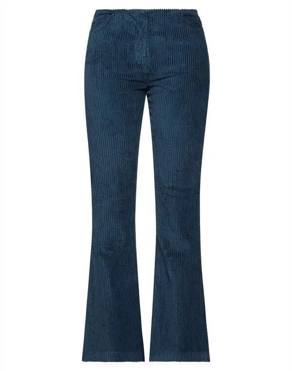 Acne Studios Corduroy Flared Pants - Navy Blue