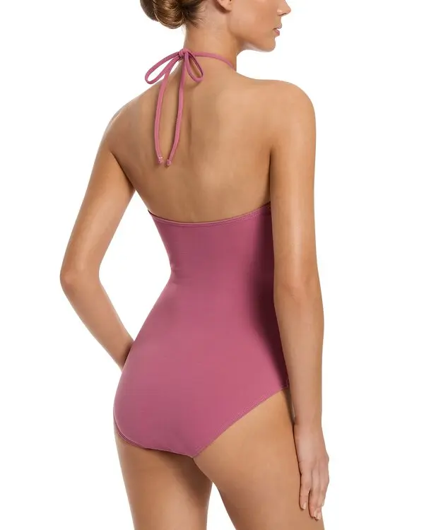 JETS High Halter One Piece Swimsuit - Mauve
