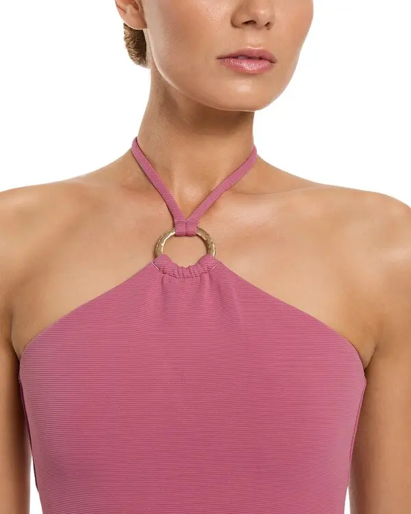 JETS Halterneck One Piece Swimsuit