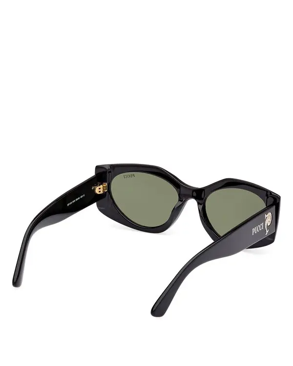 Emilio Pucci Geometric Sunglasses, 55mm