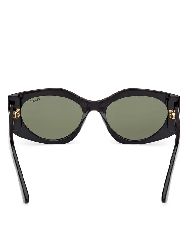 Emilio Pucci Geometric Sunglasses, 55mm