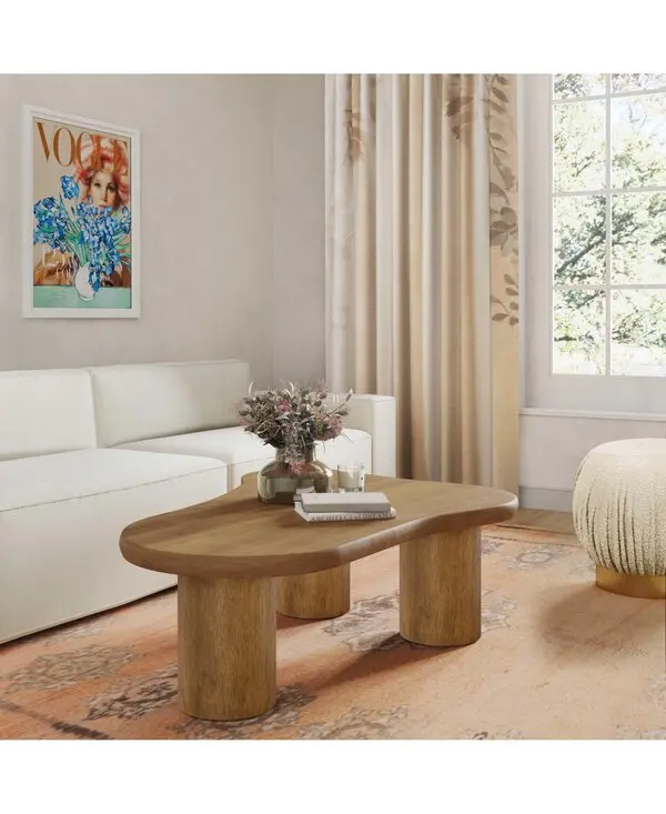 TOV FURNITURE Gotham Wood Coffee Table