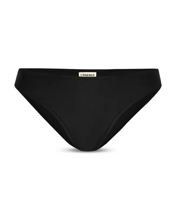 L'Agence Nicole Bikini Bottom - Black