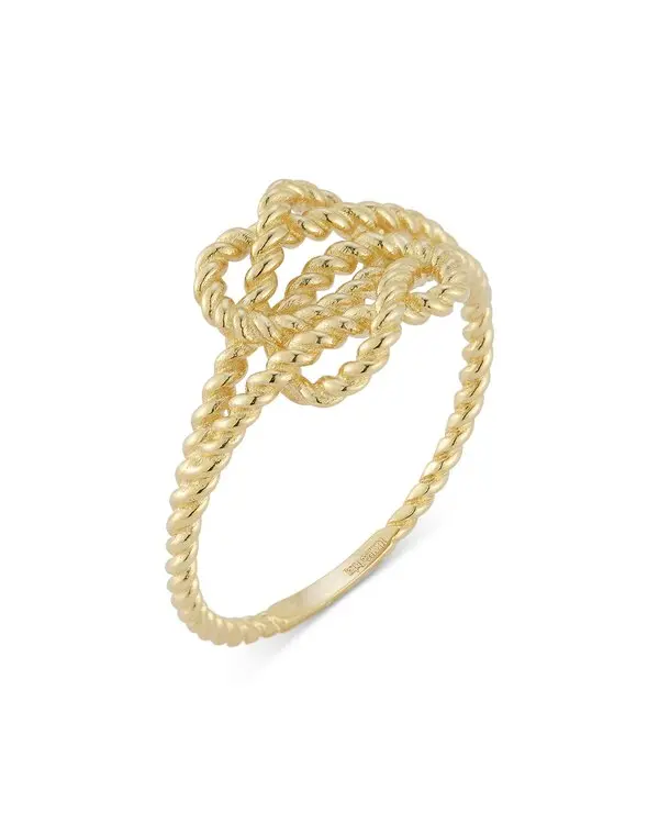 MOON & MEADOW 14k Yellow Knot Ring