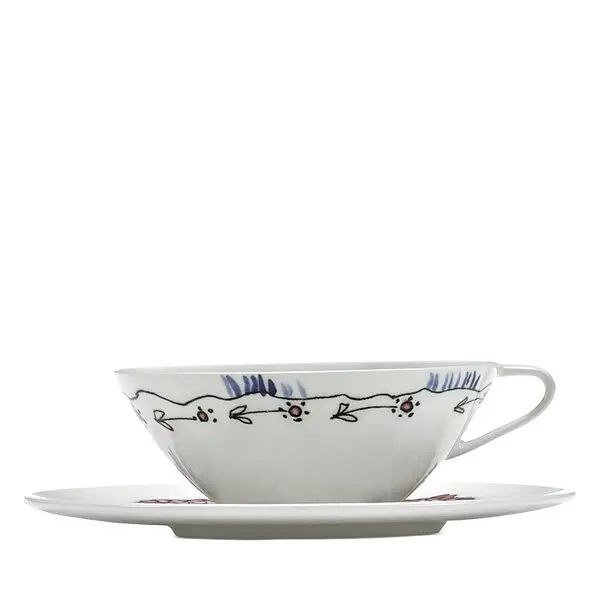 SERAX Marni Anemone Milk Tea/coffee Cup & Saucer - Multi