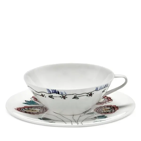 SERAX Marni Anemone Milk Tea/coffee Cup & Saucer