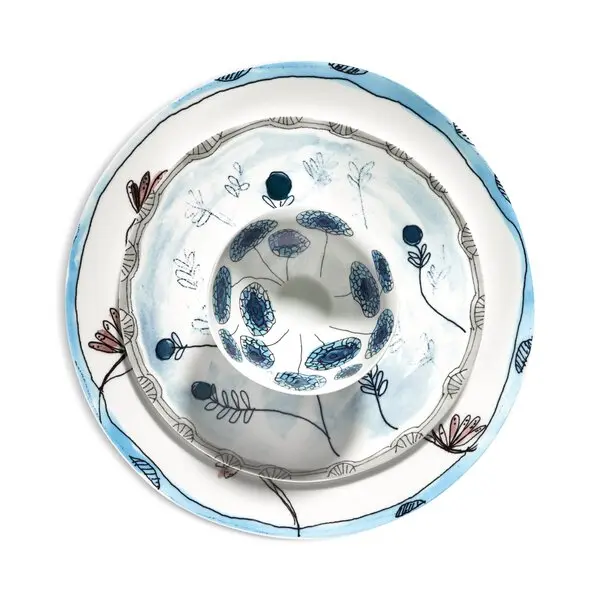 SERAX Marni Camelia Aubergine Serving Platter