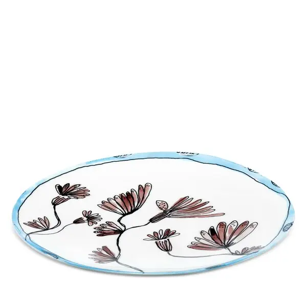 SERAX Marni Camelia Aubergine Large Serving Platter