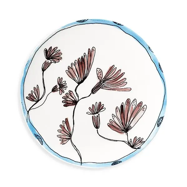 SERAX Marni Camelia Aubergine Salad Plate - Multi