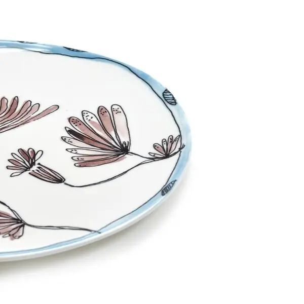 SERAX Marni Camelia Aubergine Salad Plate