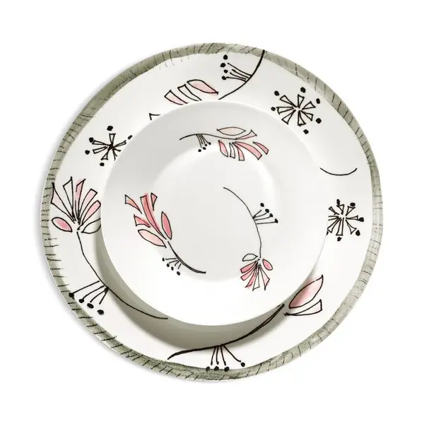 SERAX Marni Fiore Rosa Small Deep Serving Plate